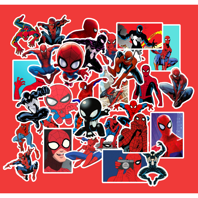 Jual Stiker Pack Spiderman Gaul Kekinian Keren Aesthetic HP Laptop Tab ...