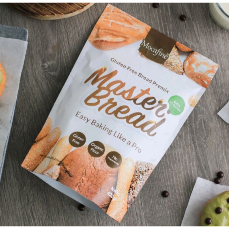 Jual Mocafine Master Bread Organik Gluten Free 420gr | Shopee Indonesia