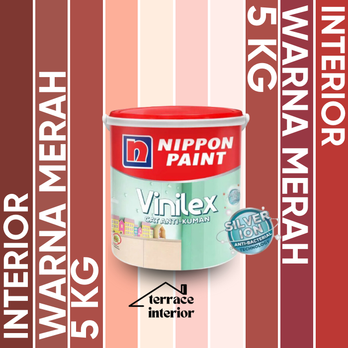 Jual Cat Tembok Vinilex Silver Ion Nippon Paint Interior Warna Merah ...