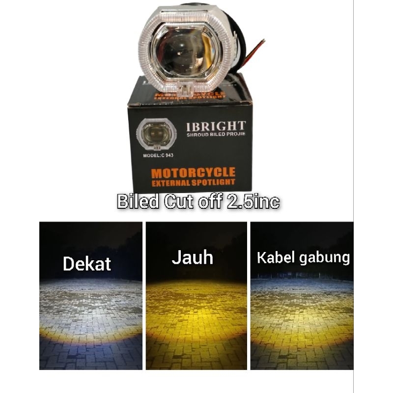 Jual IBRIGHT C943 - Projie Biled Cut Off mini 2.5inc Original Ibright Jamin terang | Shopee ...