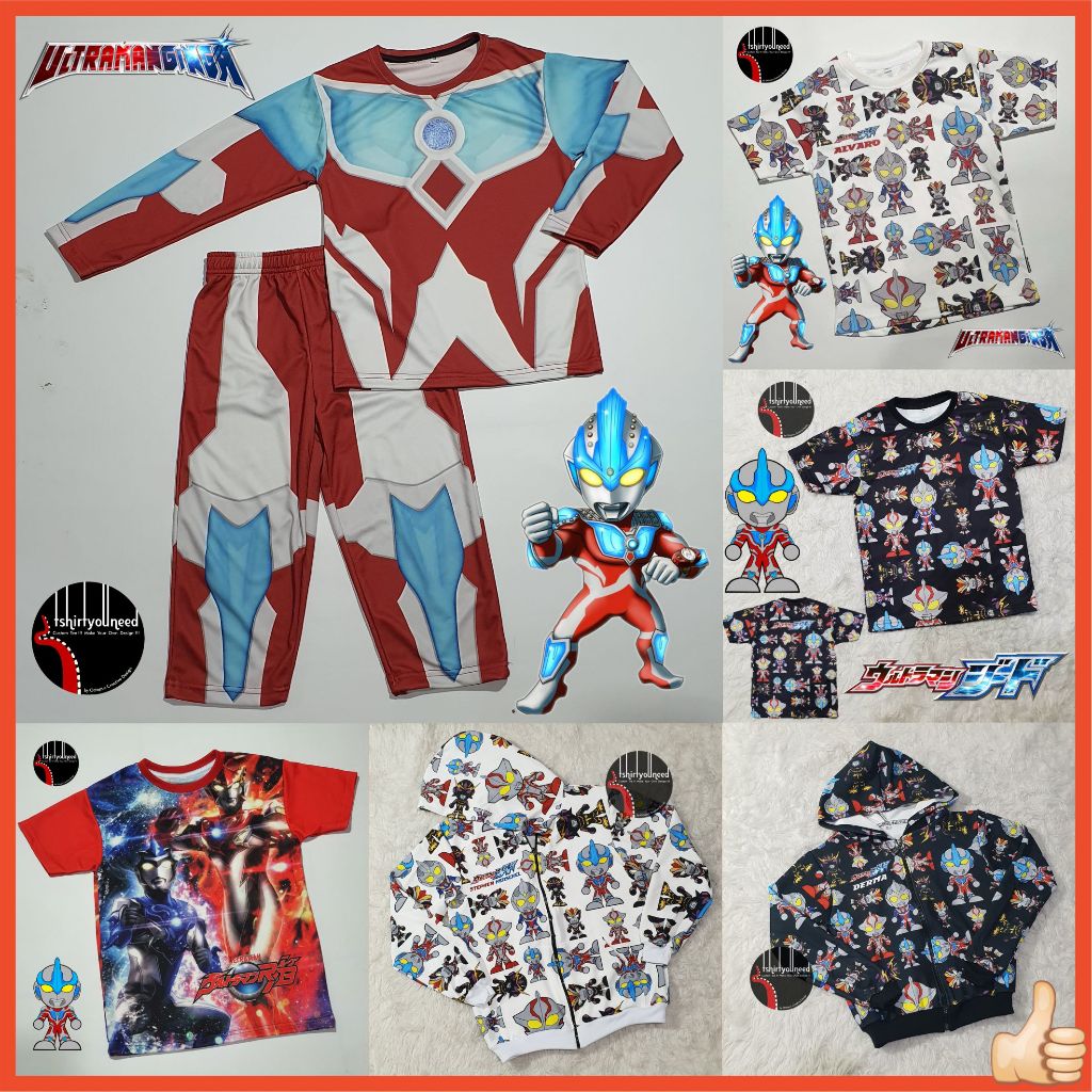 Jual Baju FULLPRINT Kaos Jaket Kostum Anak Dewasa Ultraman Gingga ...