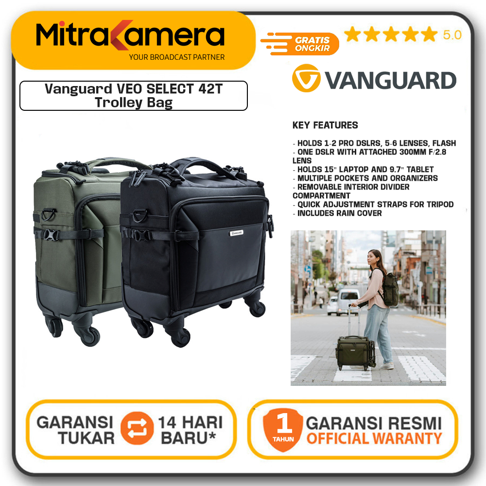 Jual Vanguard Veo Select 42T Green Tas Kamera Vanguard | Shopee Indonesia