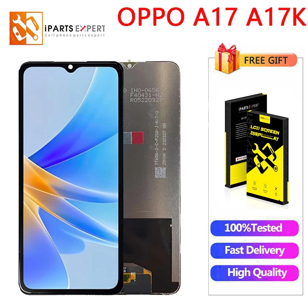 Jual IPARTSEXPERT LCD Asli untuk Oppo A17 A17k Layar Tampilan LCD Panel ...
