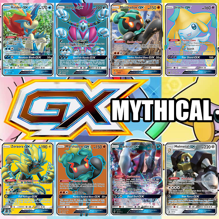 Jual KARTU POKEMON TCG HOLOGRAM SPECIAL MYTHICAL - GX | Shopee Indonesia