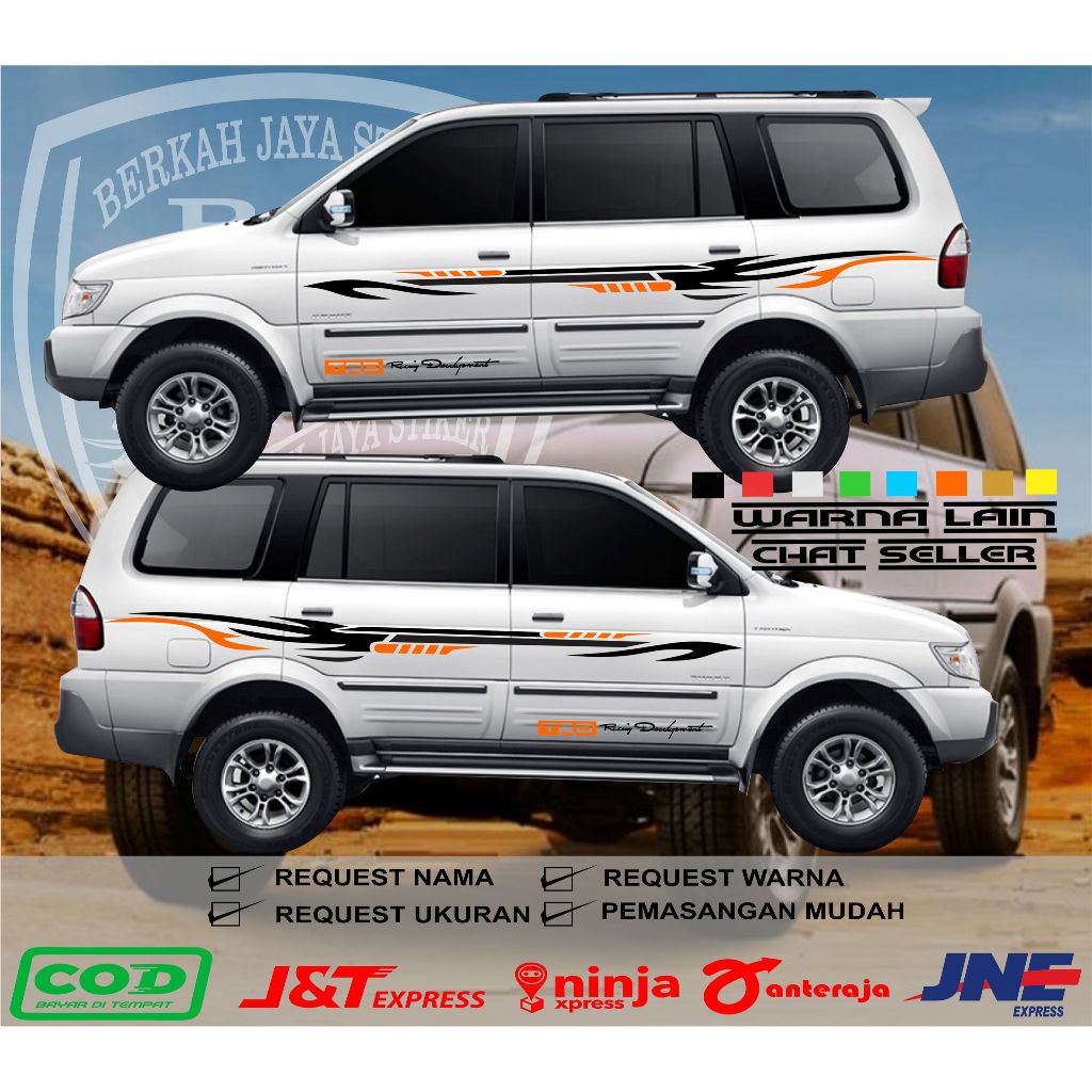 Jual Stiker Mobil Panther Stiker Striping Stiker Mobil Isuzu Panther ...