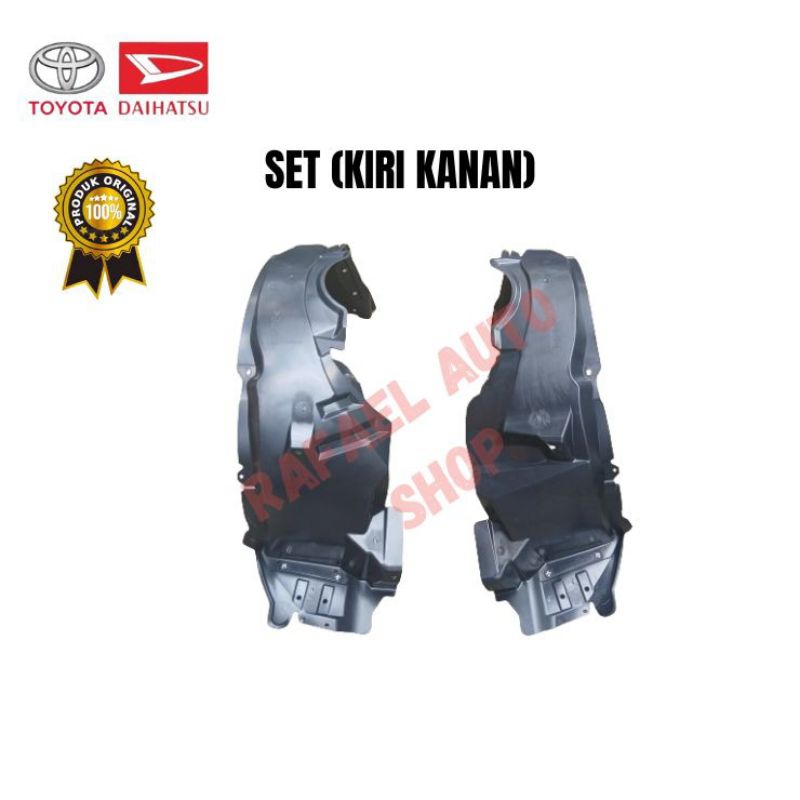 Jual liner fender ROCKY RAIZE spakbor depan ROCKY RAIZE Original ...