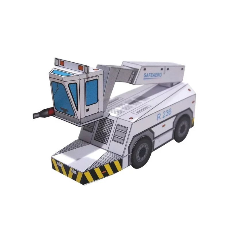 Jual Lembaran pola papercraft mobil inspeksi bandara skala 1:72 (OP-B2 ...