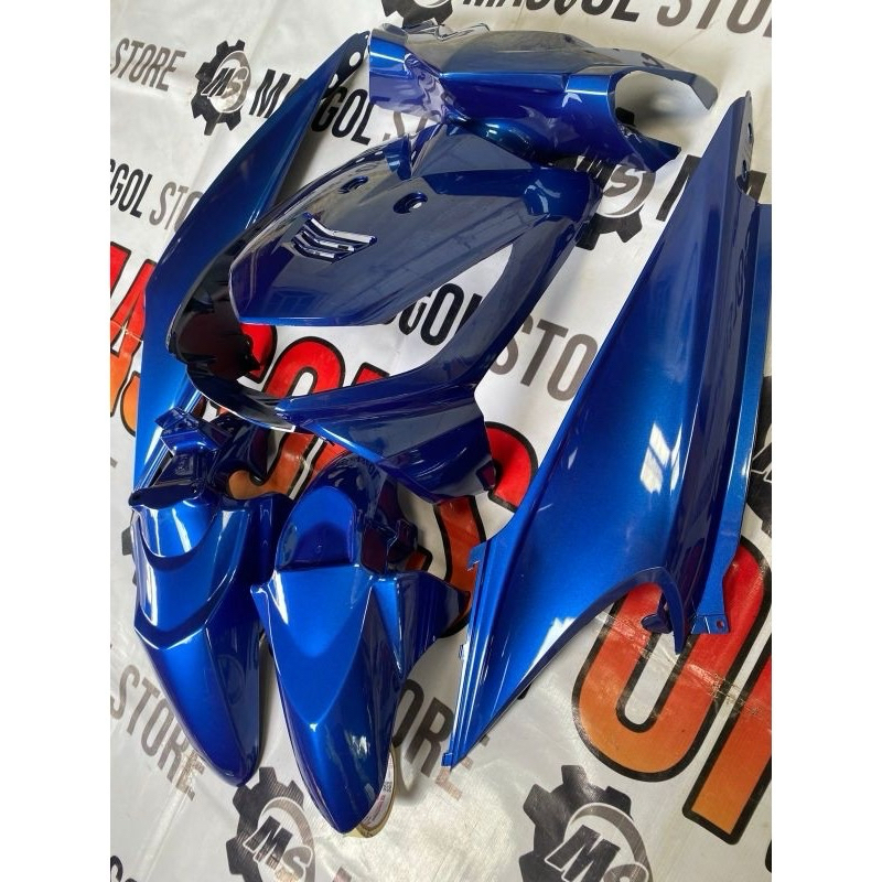 Jual Cover Full body halus Honda Beat Karbu 2008 - 2012 Biru Candy ...
