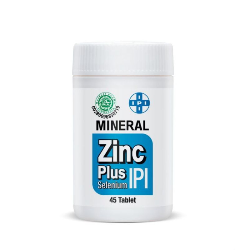 Jual Vitamin IPI Mineral ZINC plus selenium 45 tablet | Shopee Indonesia