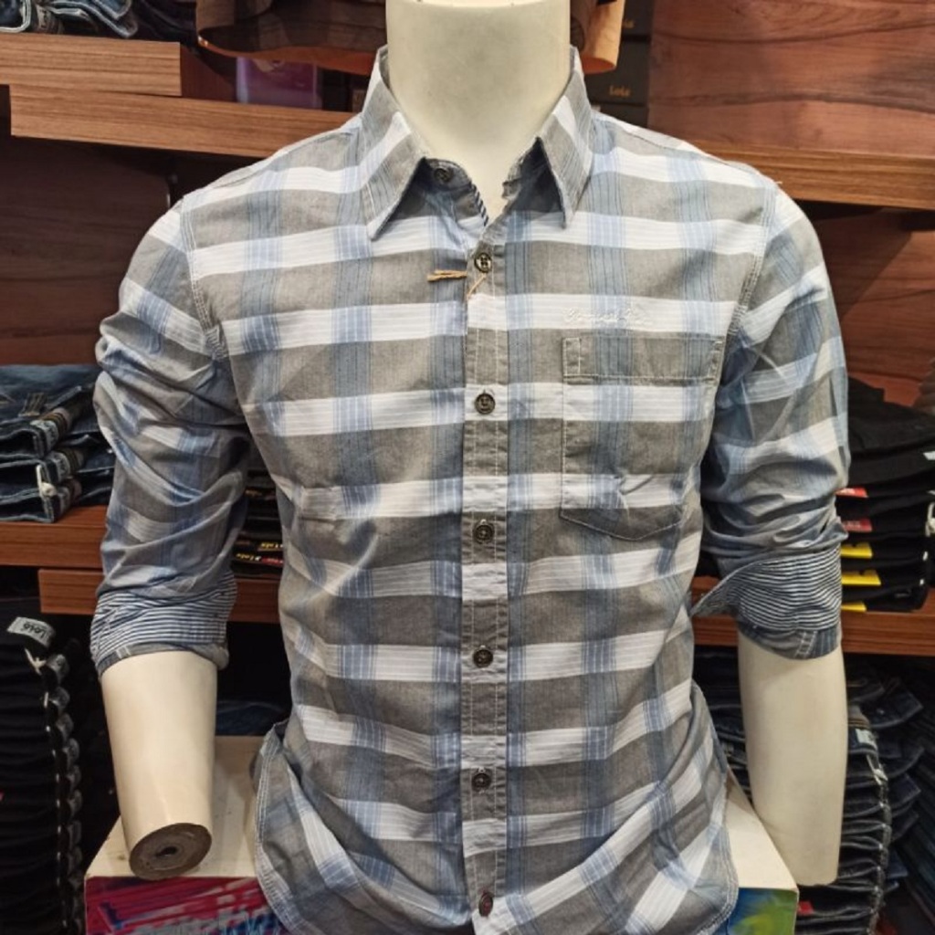 Jual KEMEJA CARDINAL JEANS BAJU GARIS GARIS ATASAN PRIA BAJU LEBARAN ...