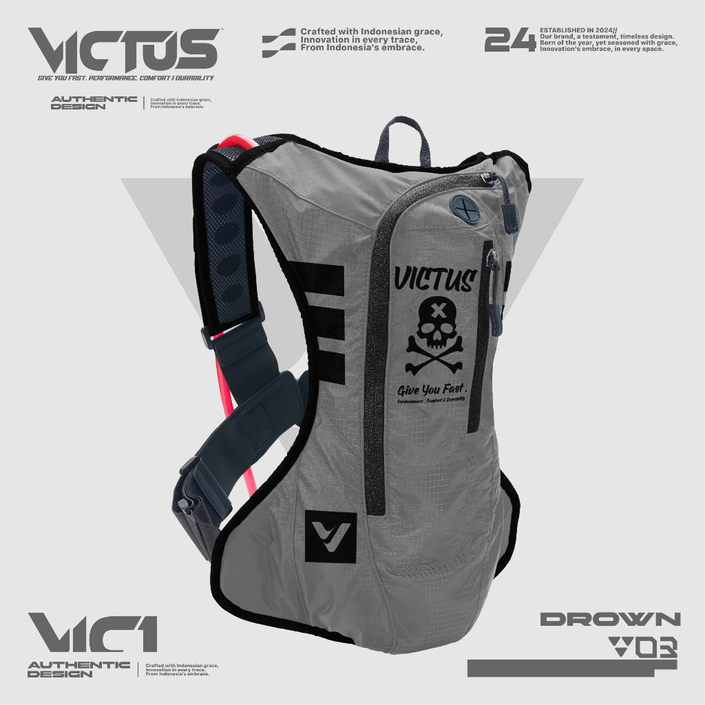 Jual Tas Hydropack / Tas Hydrobag Enduro Trail Adventure Victus Drown ...