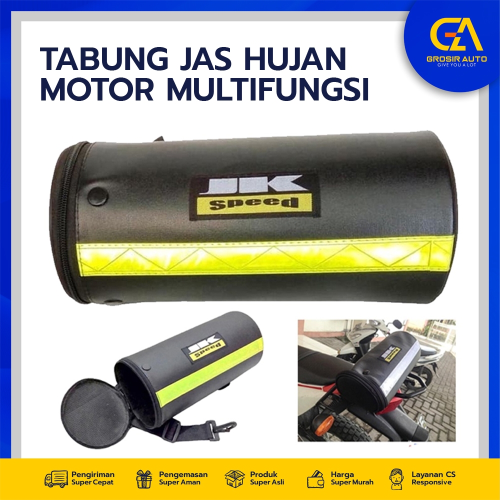 Jual Tank Tube Tas Bagasi Tabung Motor Box Jas Hujan Jok Motor JK Speed ...