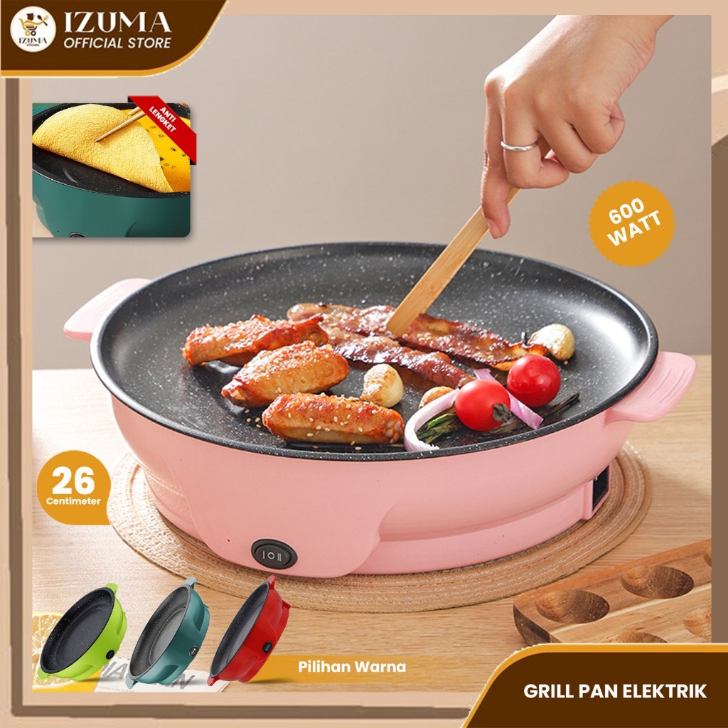 Jual Panci Elektrik Panci BBQ Panci Listrik Teflon Anti Lengket ...