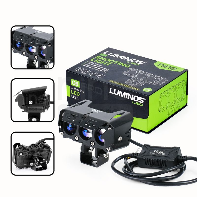 Jual NINE LUMINOS LED NEW SHOOTING LIGHT LAMPU TEMBAK/SOROT Q9 PRO 80 ...