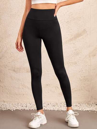 Jual Legging Panjang Wanita Spandek Premium Standar polos warna hitam ...