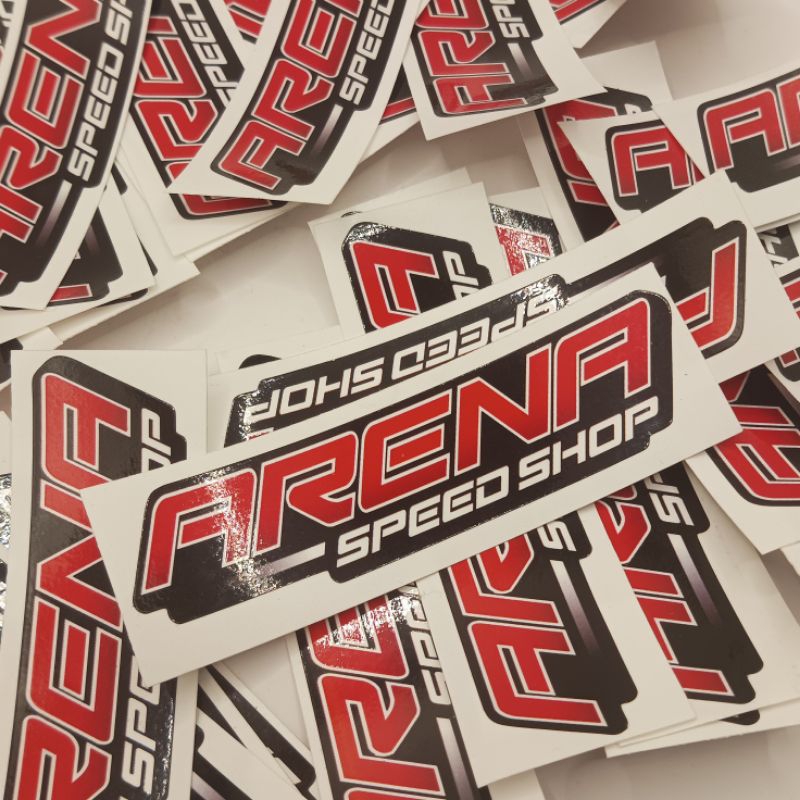 Jual STICKER ARENA SPEED SHOP CUSTOM STIKER MOTOR STIKER RACING SETIKER ...