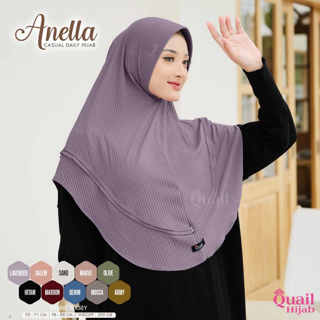 Jual Anella Hijab Daily Original Quail Hijab Instan Anella Casual ...