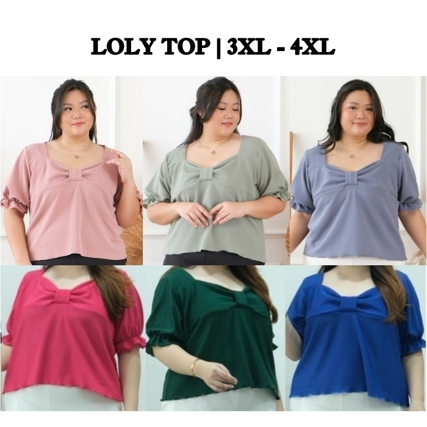 Jual LOLY TOP - ATASAN BIGSIZE JUMBO lilo | Shopee Indonesia