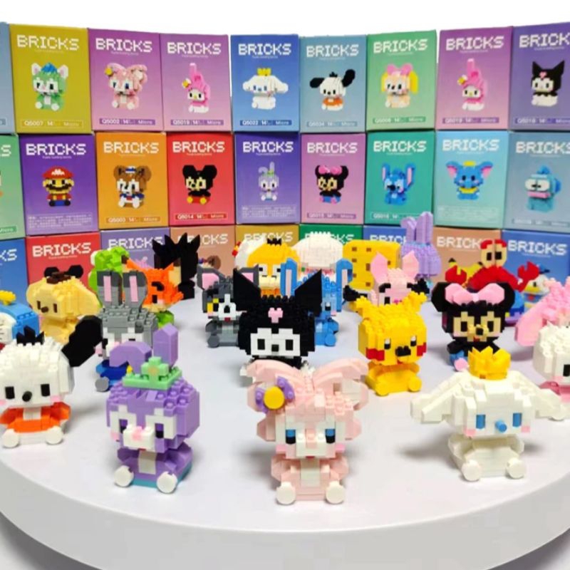 Jual Bricks Karakter Mainan Menyusun Nano Blok Permainan Anak Edukatif ...