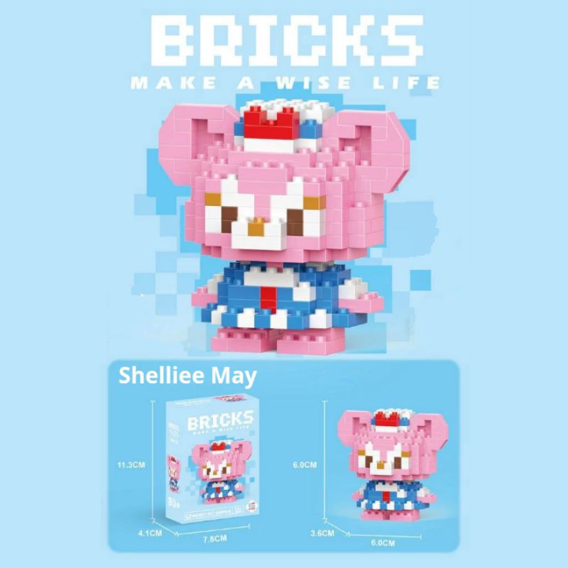 Jual Bricks Karakter Mainan Menyusun Nano Blok Permainan Anak Edukatif ...