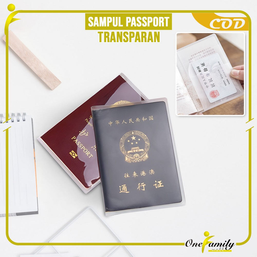 Jual ONE-C1060 Sampul Passport Transparan Sampul Buku Nikah Cover ...