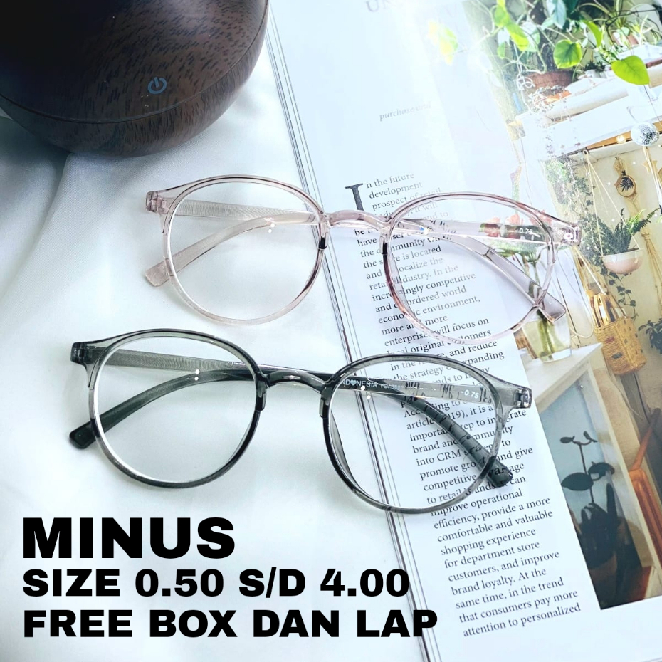 Jual Promo Kacamata Minus Wanita - Pria Rabun Jauh Ukuran 0.50 s/d 4.00 ...