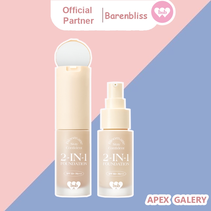 Jual BNB barenbliss Bloomatte Stay Confident 2-in-1 Foundation BNB ...