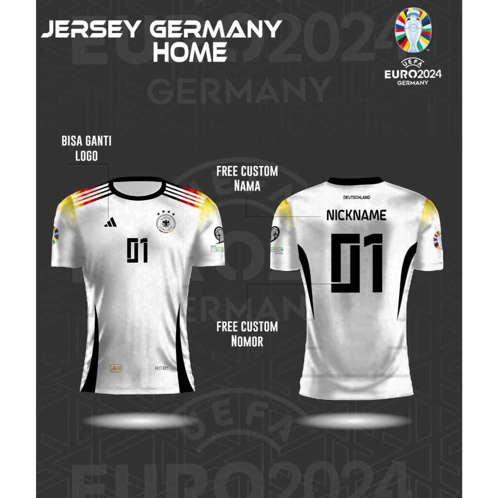 Jual Jersey bola timnas jerman baju olahraga timnas jerman piala eropa ...