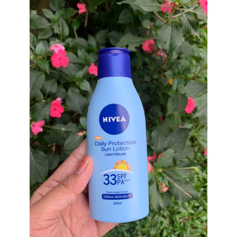 Jual Nivea daily protection sun lotion spf 33 PA++ | Shopee Indonesia
