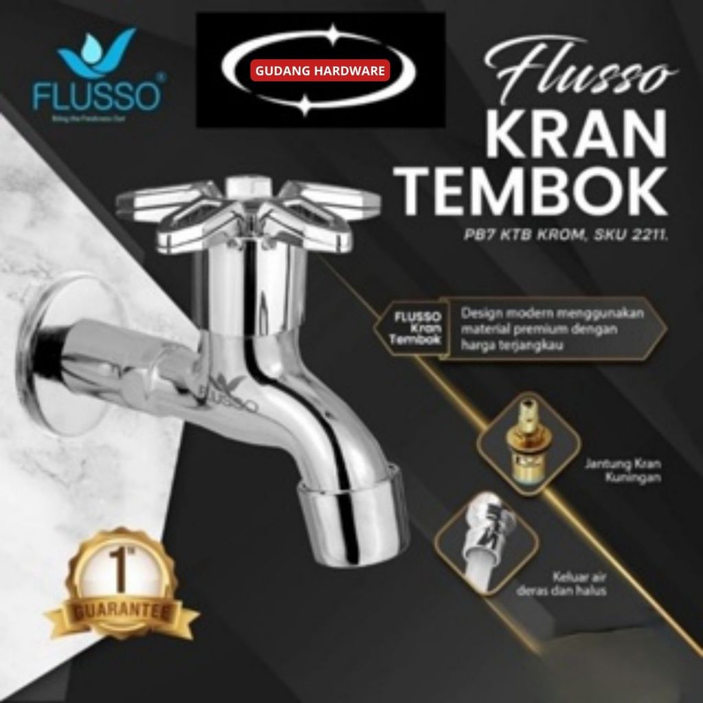 Jual flusso kran air 1/2" type 2219 / 2211 ( anti karat ) high quality ...