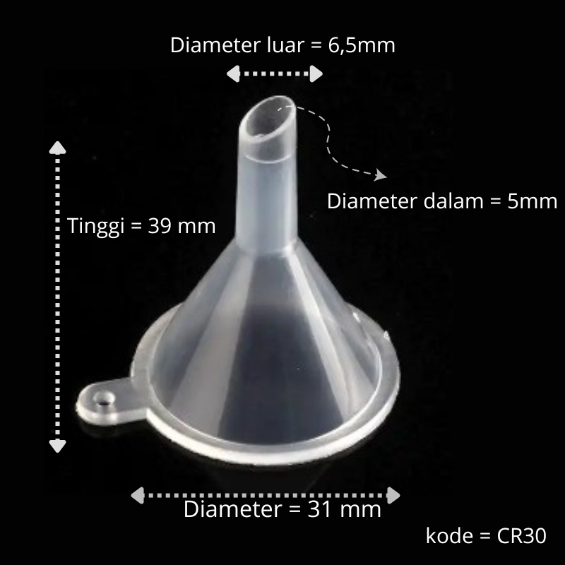 Jual Corong Plastik Corong Plastic Funnel Laboratorium Funnel Corong ...