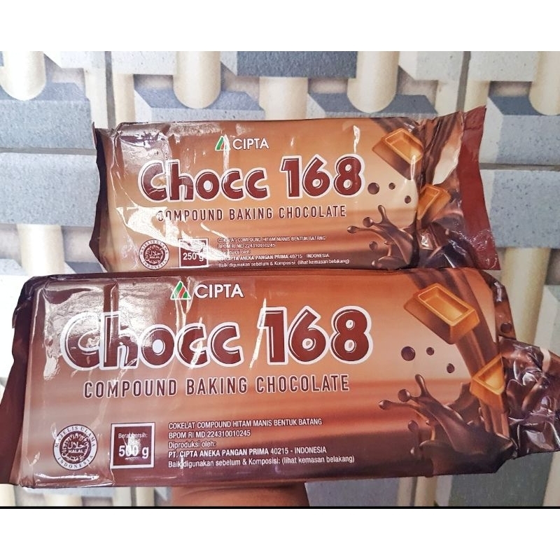 Jual CHOCC 168 Coklat Batang Kemasan 250g/500g | Shopee Indonesia