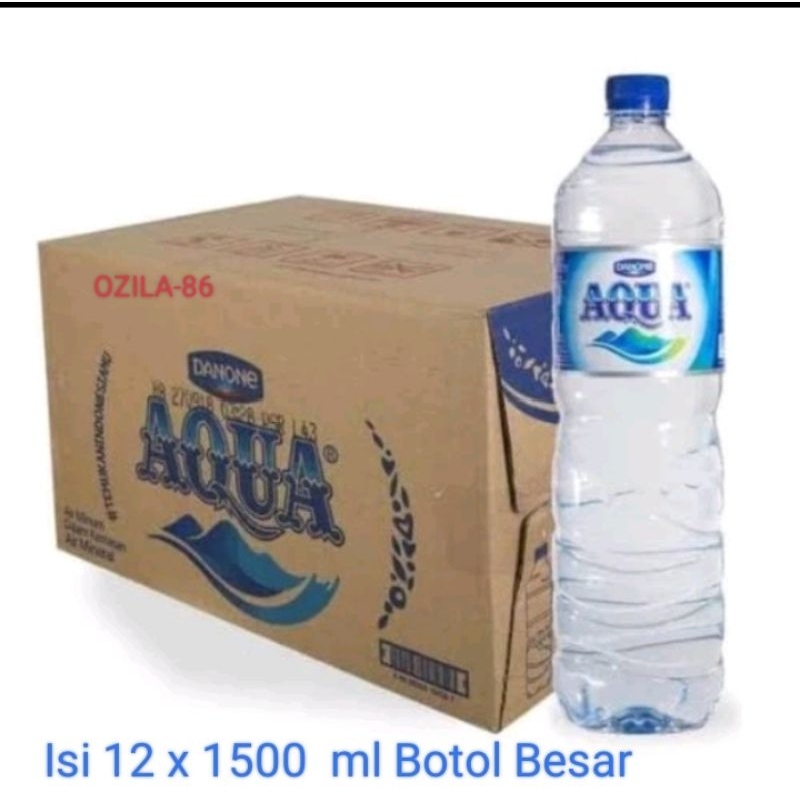 Jual AQUA 1500 ml 1 Dus isi 12 Botol | Shopee Indonesia
