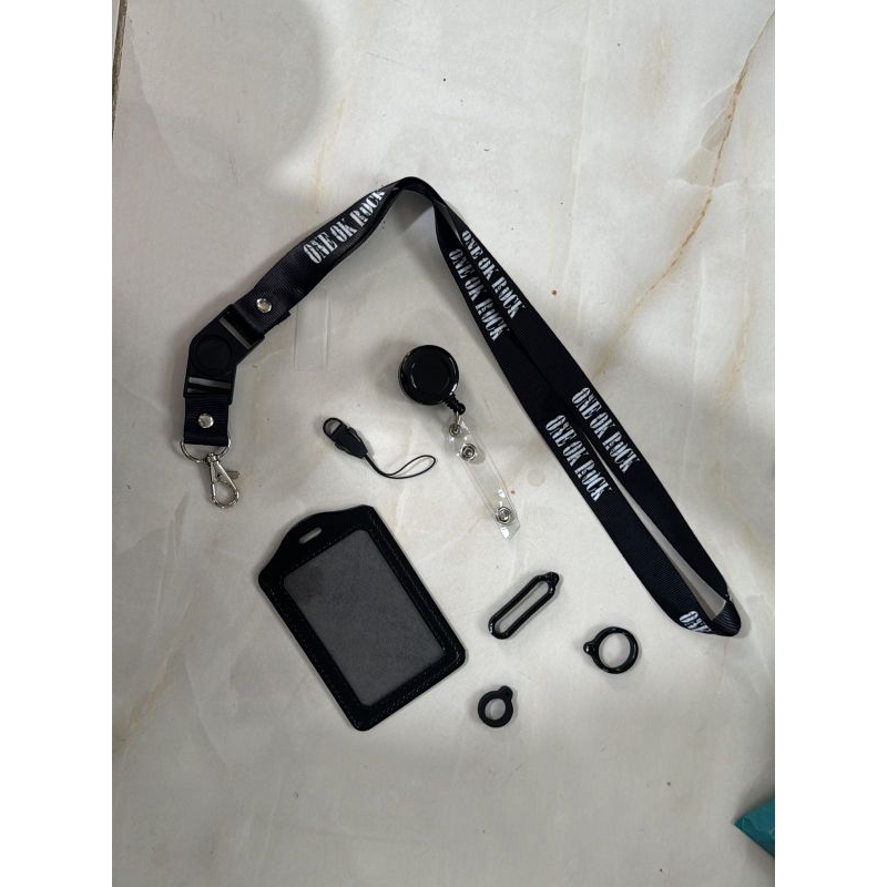 Jual Tali Lanyard ONE OK ROCK / Lanyard Hitam Premium lanyard anime ...