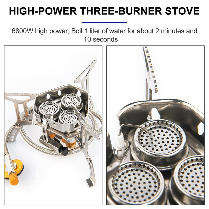Jual kompor ultralight ul 3 tungku api camping stove 3 burner 6800 W ...