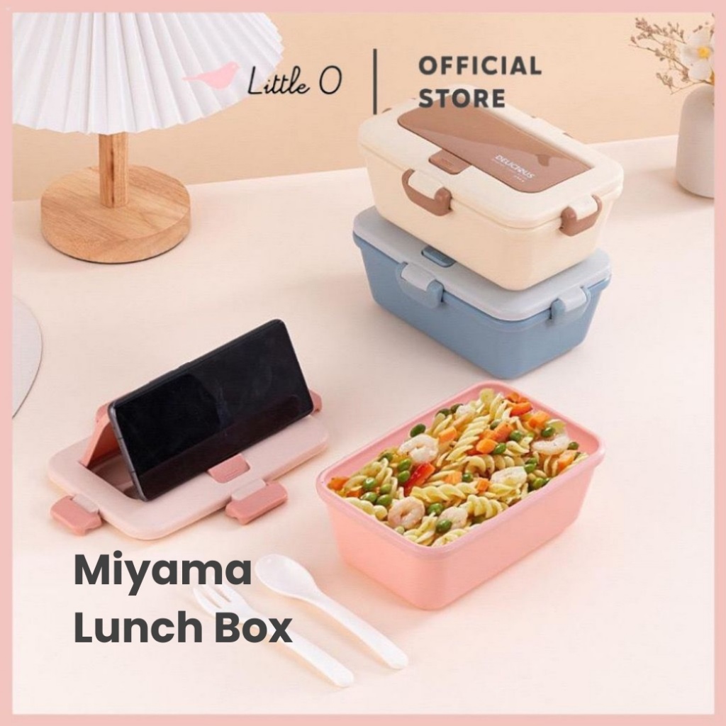 Jual FREE STICKER 3D&2D !! MIYAMA Lunch box Kotak Bekal BPA FREE Kotak ...