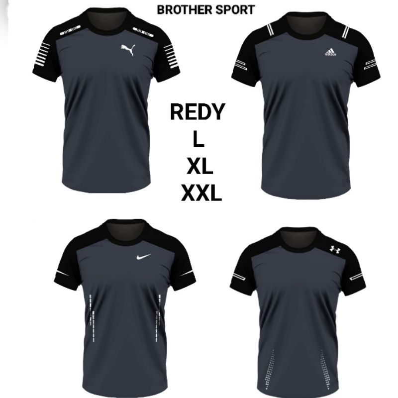 Jual BAJU OLAHRAGA PRIA DEWASA KAOS GYM SLIM FIT KAOS FITNES LENGAN ...