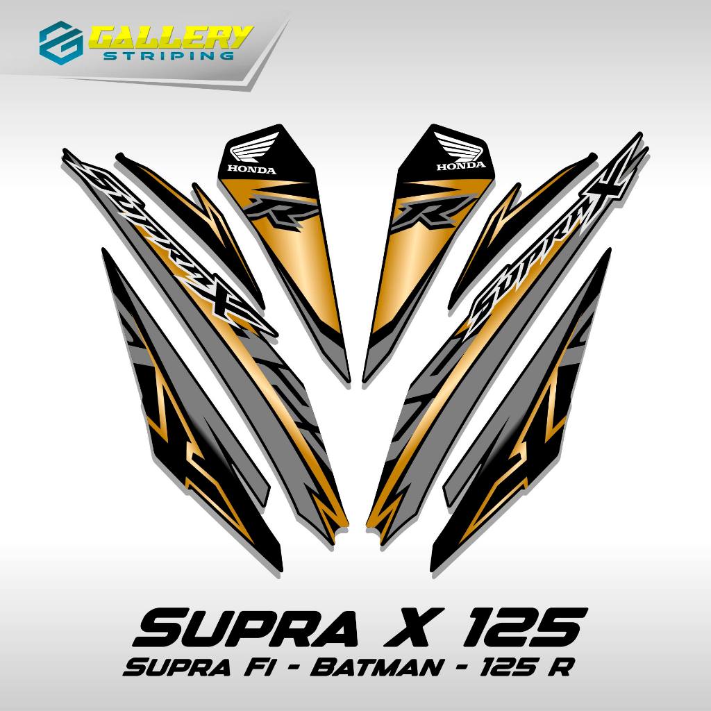 Jual STRIPING SUPRA X 125 R NEW MOTIF X36 / STIKER SUPRA X 125 FI ...