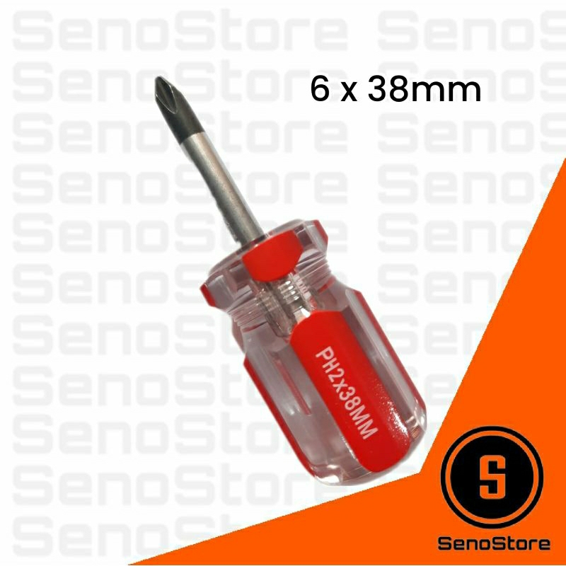 Jual MULTIPRO Obeng kristal crystal 6x38mm plus atau min | Shopee Indonesia