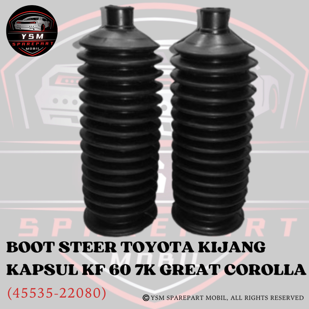 Jual KARET BOOT RACK STIR Rack End TOYOTA KIJANG KAPSUL KF60 7k Great ...