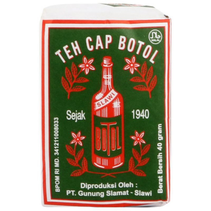 Jual Teh Cap Botol Tubruk 40 g | Shopee Indonesia