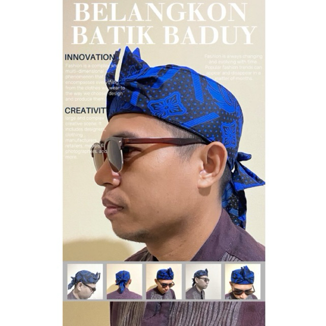 Jual IKAT KEPALA SUNDA JAWA BADUY TRADISIONAL BLANGKON/TOTOPONG/MAHKUTA ...