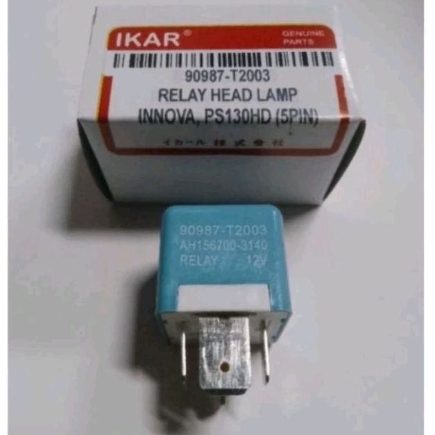 Jual RILAY LAMPU DEPAN/RELLAY HEAD LAM 12v-5Pin TOYOTA INNOVA /FORTUNER /YARIS /VIOS /COROLLA ...
