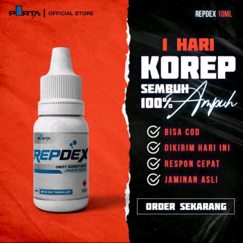 Jual REPDEX - OBAT AYAM KOREP KURAP CACAR JAMUR KULIT LUKA AYAM ADUAN LAGA 10ML | Shopee Indonesia