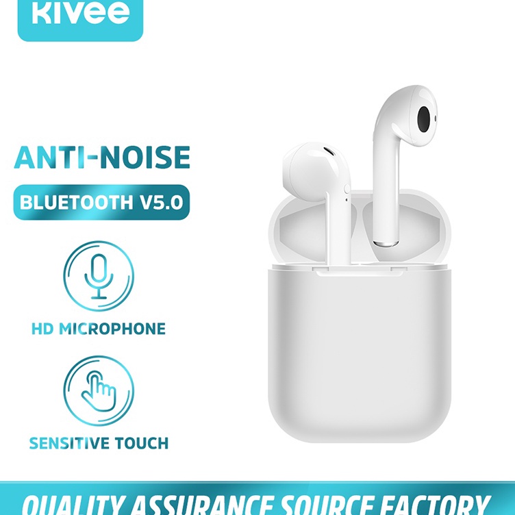 Jual KIVEE Headset bluetooth earphone iphone Gaming Music In Ear TWS ...