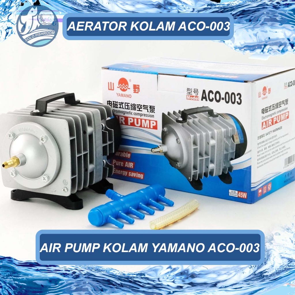 Jual POMPA AIR AERATOR KOLAM YAMANO ACO 003 ACO-003 AIR PUMP OKSIGEN ...