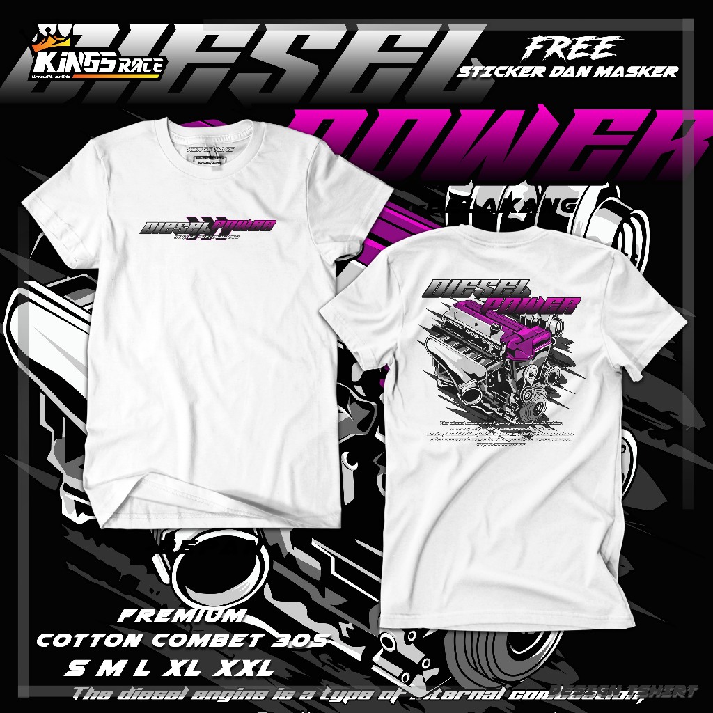Jual Kaos Diesel Power Terbaru | Kaos Mobil Diesel | Kaos Racing ...