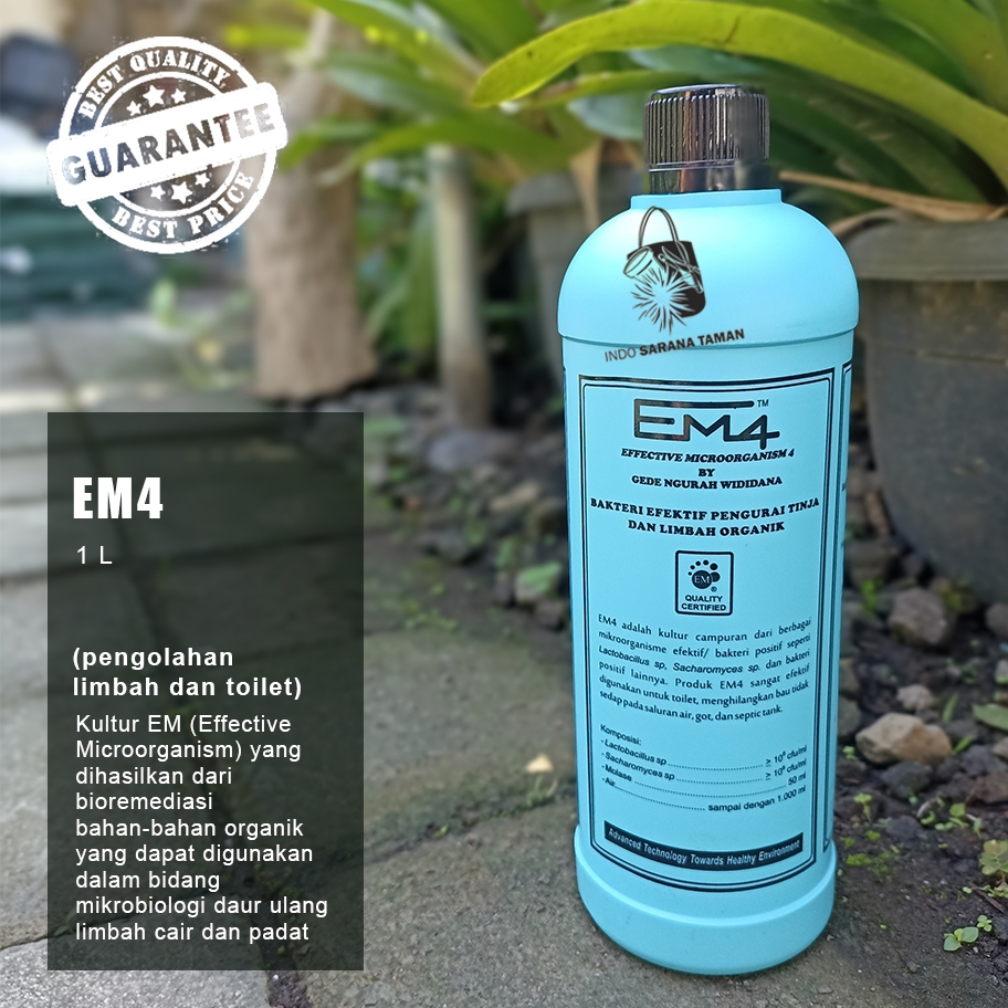 Jual EM4 1 liter Pengolahan Limbah dan Toilet Em4 Biru EM4 Mikro Organisme | Shopee Indonesia