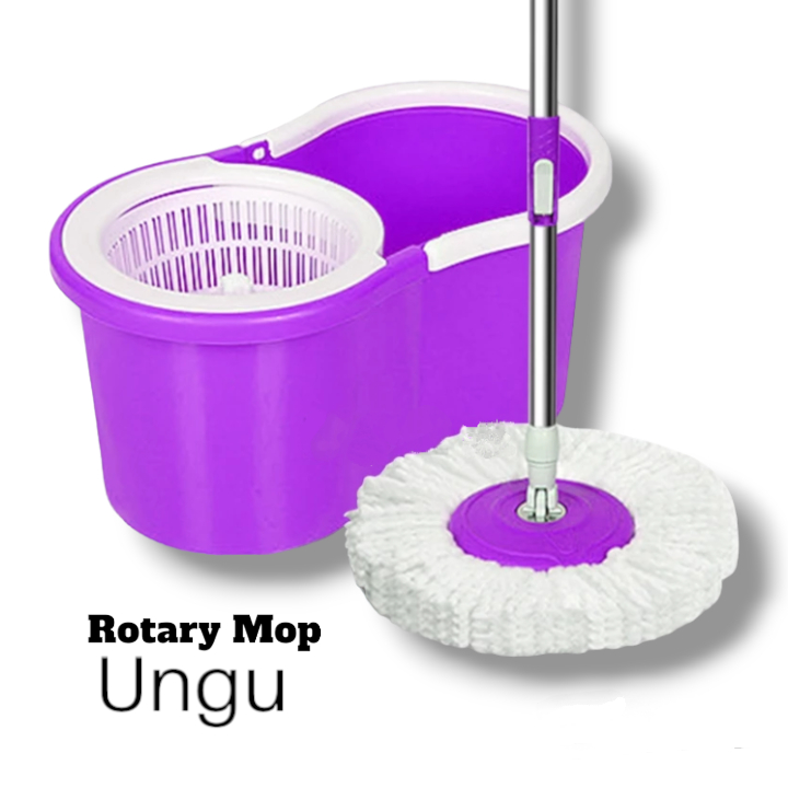 Jual Rotary Mop Alat Pel Set Ember Alat Pel Praktis Minimalis Spin Mop ...
