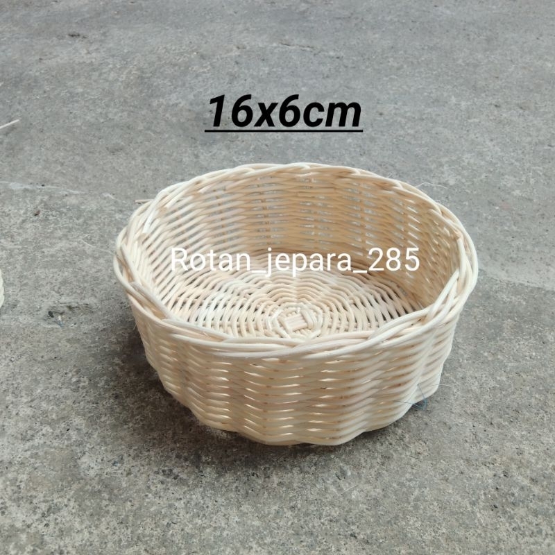 Jual keranjang full rotan halus d 16x6cm | Shopee Indonesia